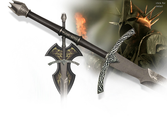 Lord of the Rings Sword of the WitchKing and wall display UC1266 from ...