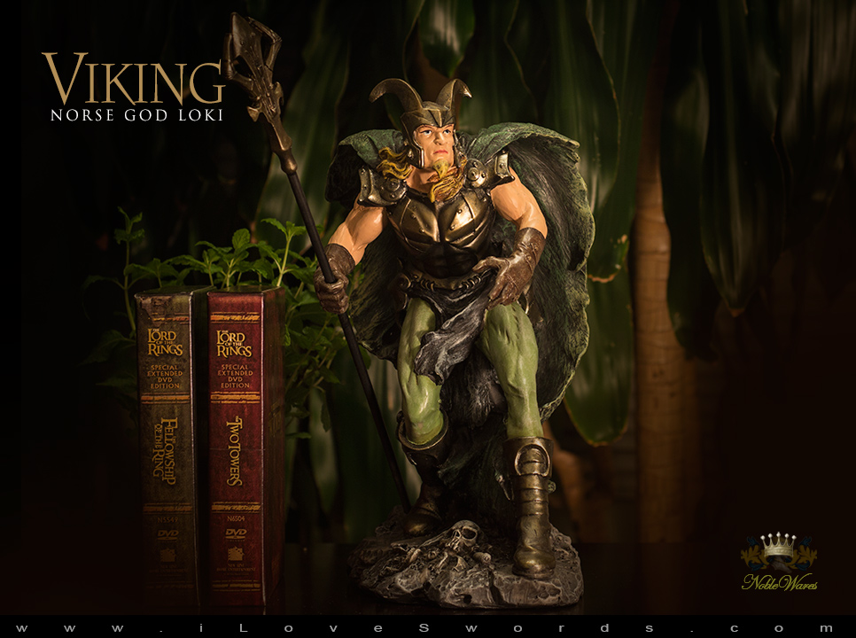 Viking Viking Norse God Loki Statue 9155 by Pacific Giftware