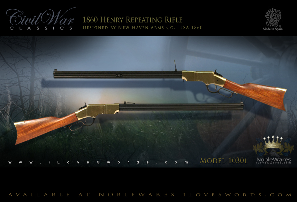 Non-Firing Replica 1860 Henry Repeating Rifle model 1030G by Denix
