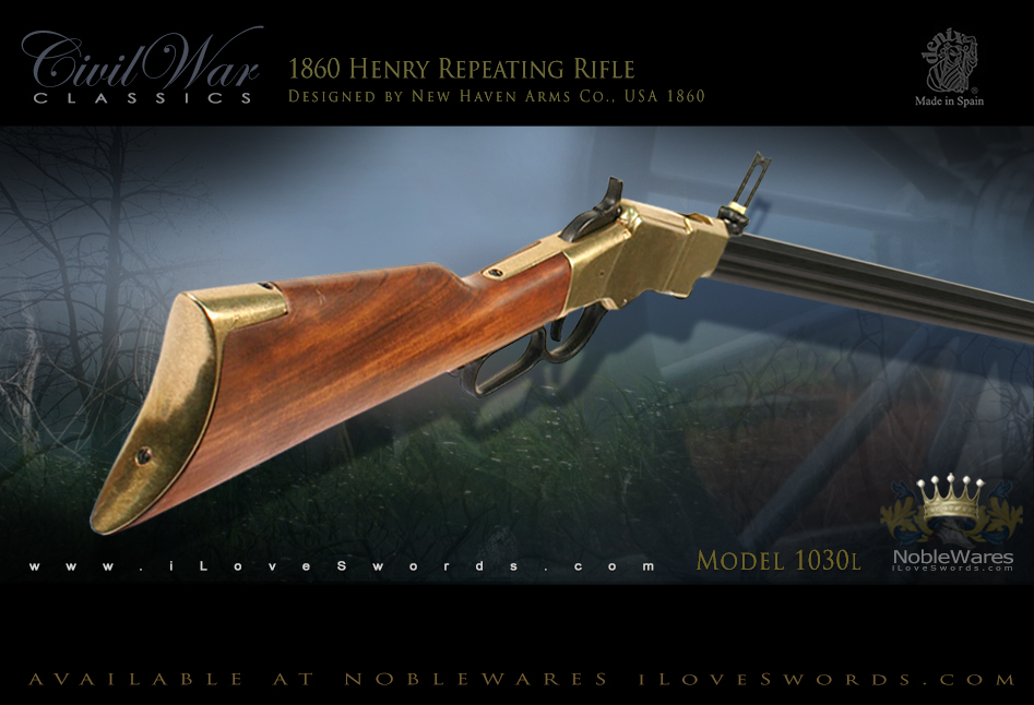 Non-Firing Replica 1860 Henry Repeating Rifle model 1030G by Denix