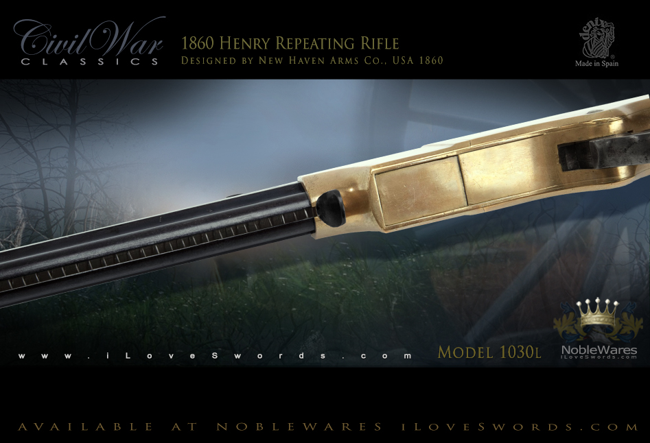 Non-Firing Replica 1860 Henry Repeating Rifle model 1030G by Denix