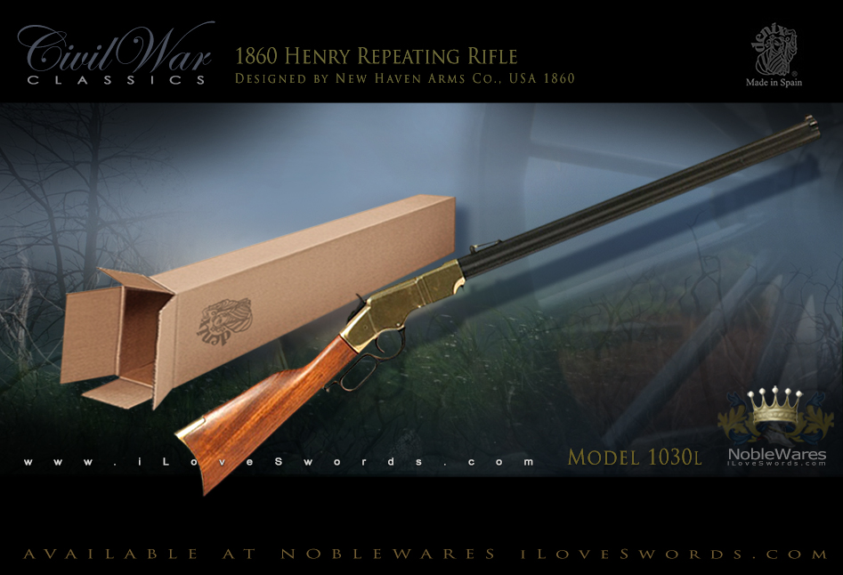 Non-Firing Replica 1860 Henry Repeating Rifle model 1030G by Denix