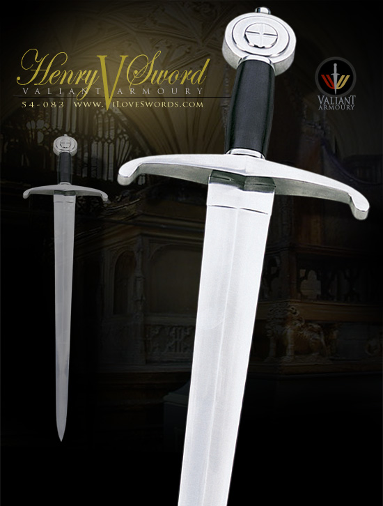 Henry V Sword - Battle Ready by Valiant Armoury Large Image
