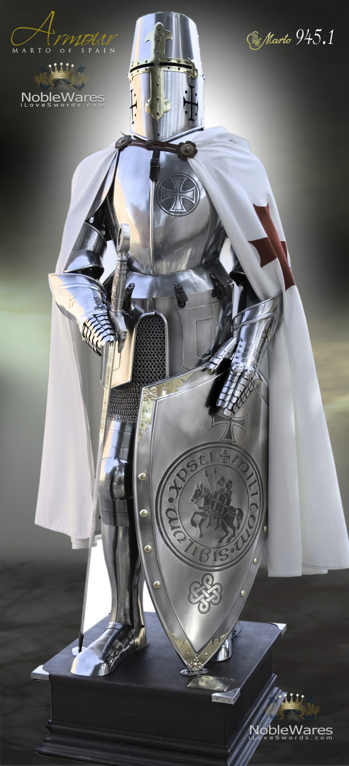 NobleWares Large Detail Image of 945.1 Templar Suit of Armour by Marto ...