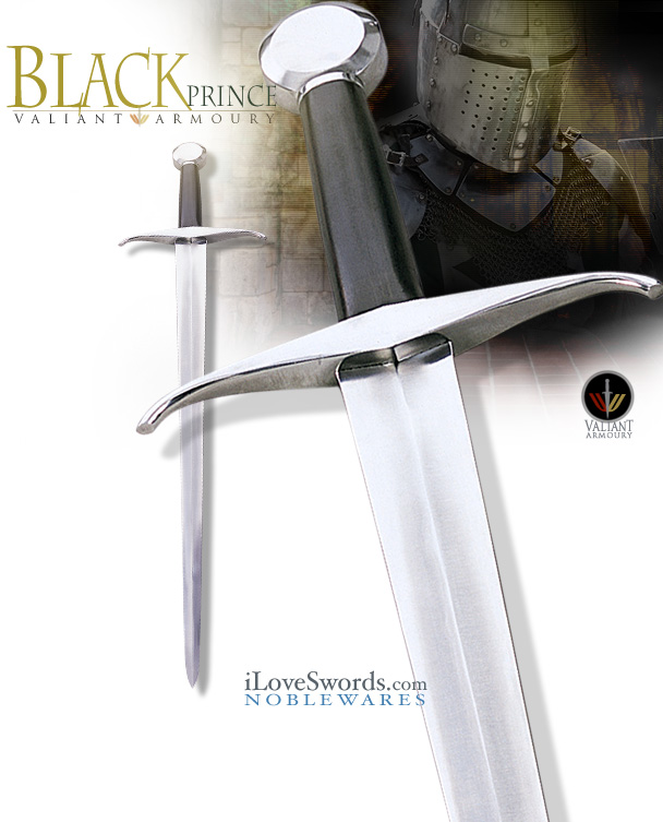 Black Prince Sword - Battle Ready by Valiant Armoury Large Image