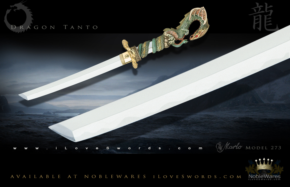 Dragon Tanto 273 Gold by Marto of Toledo Spain