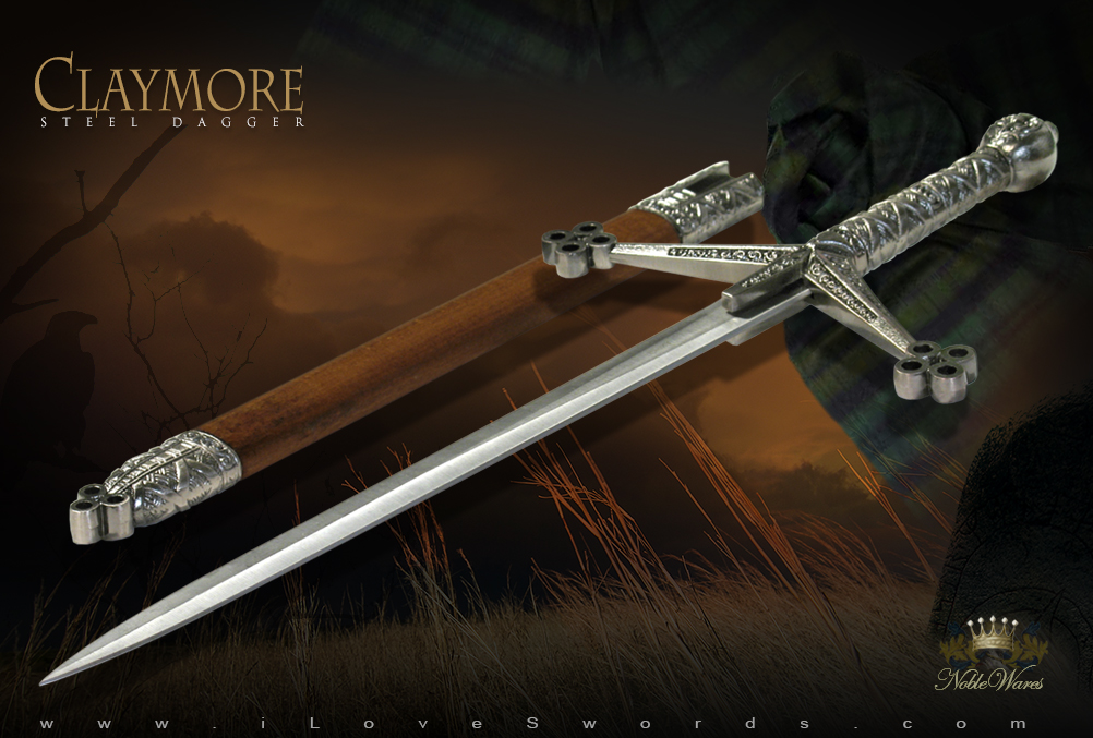 KE904 Scottish Claymore Steel Dagger