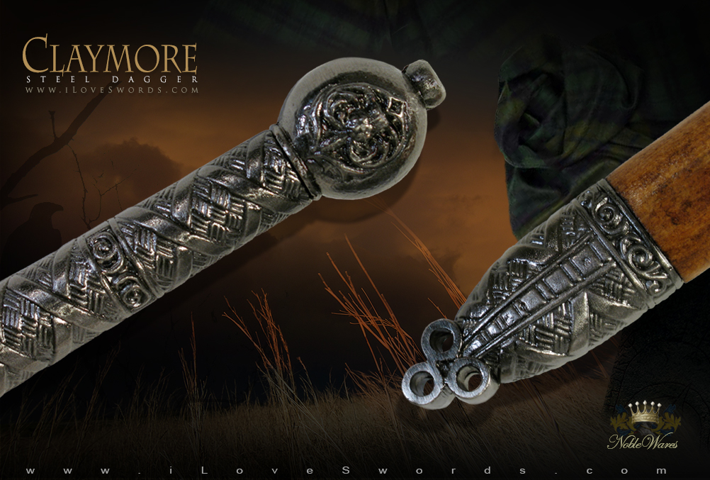 KE904 Scottish Claymore Steel Dagger